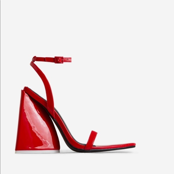 EGO | Shoes | Ego Shoes Marabel Block Heel In Red | Poshmark